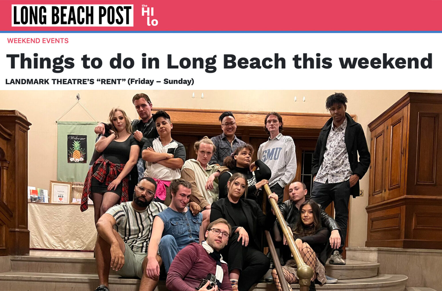 In The News: RENT in "Things to Do This Weekend" in LB Post - Long ...